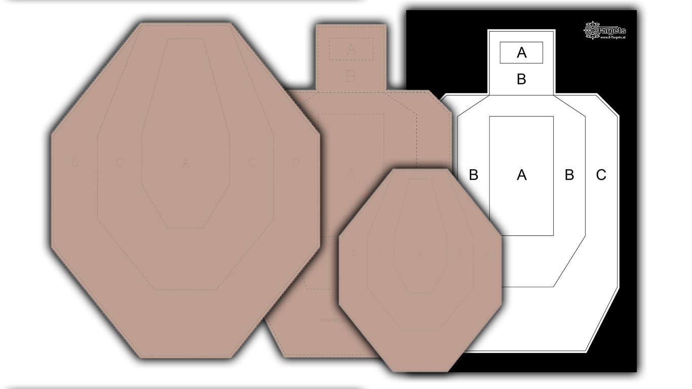 Funktionale IPSC-Scheiben in großer Auswahl bei X-Targets